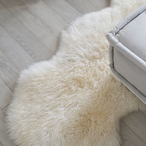 Blush Supersoft Shearling Rug | Teen Rug | Pottery Barn Teen