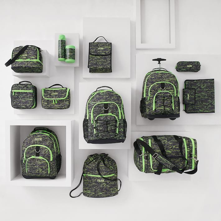 Green Static Rolling Backpack For Teens | Pottery Barn Teen
