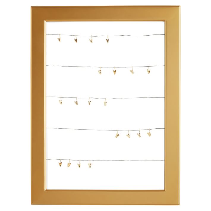 Gold Dry Erase Statement Cable Frame | Photo Display | Pottery Barn Teen