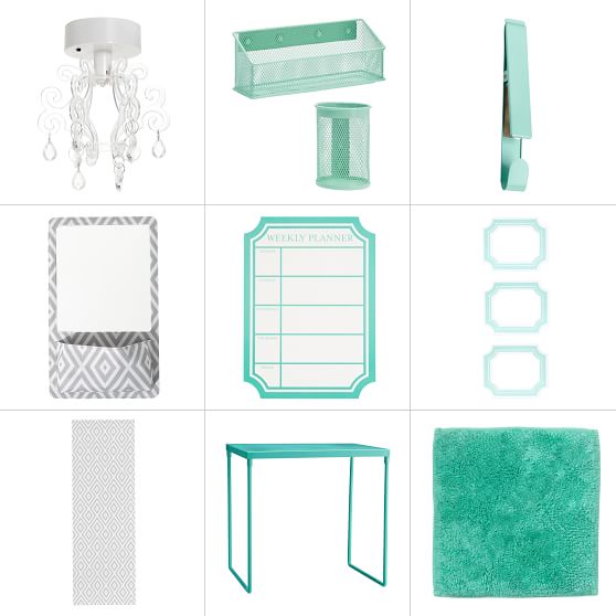 Ultimate Locker Mirror Organizer | Locker Decorations | Pottery Barn Teen