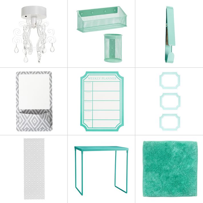 Ultimate Locker Mirror Organizer | Locker Decorations | Pottery Barn Teen