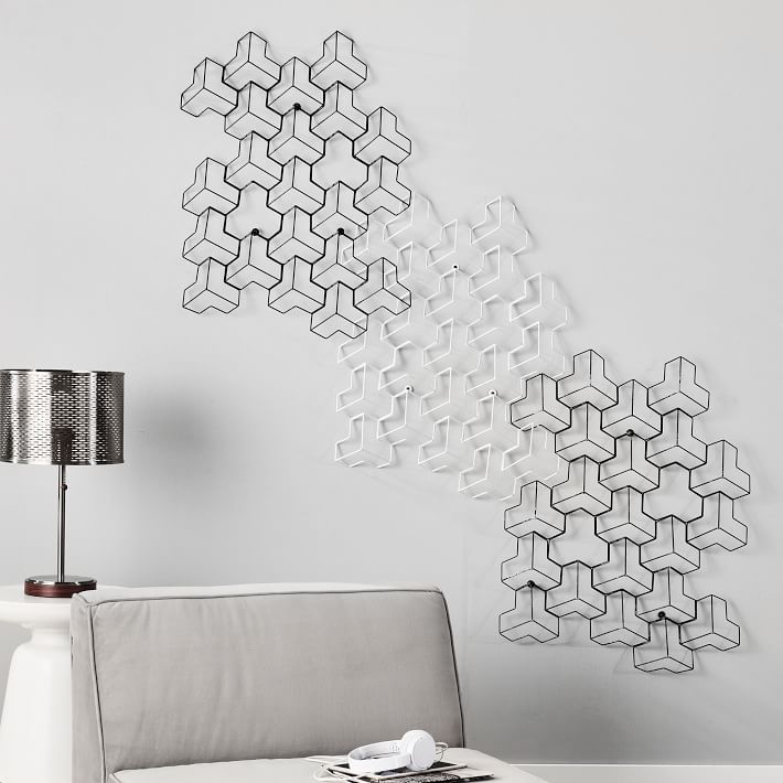 Wire Geo Wall Decor | Wall Decor | Pottery Barn Teen