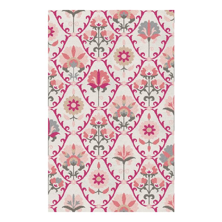Boho Floral Rug | Teen Rug | Pottery Barn Teen
