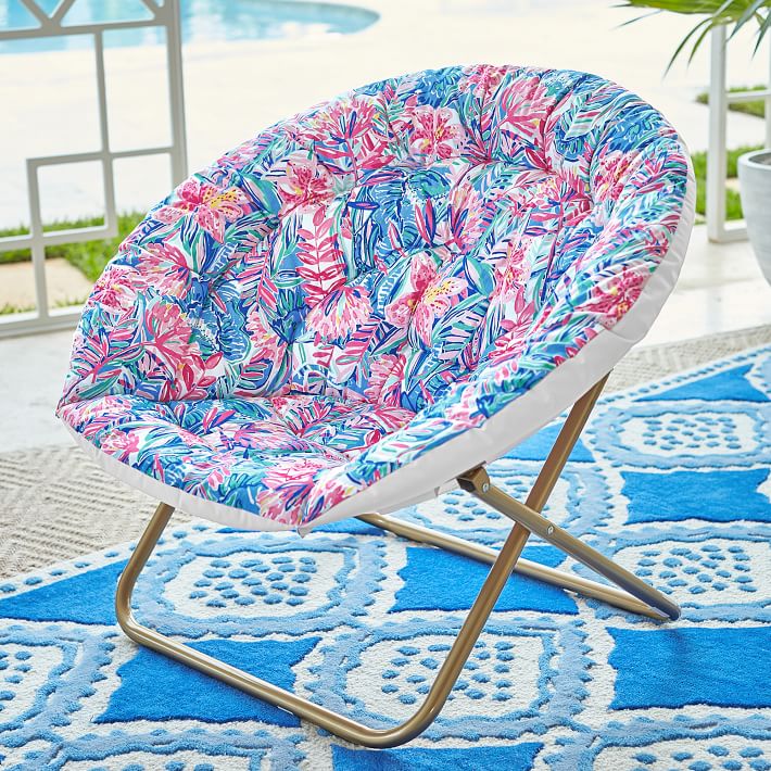 Lilly Pulitzer Round Chair, Slathouse Soiree | Pottery Barn Teen