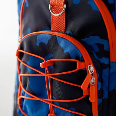 Blue Camo Rolling Backpack For Teens | Pottery Barn Teen