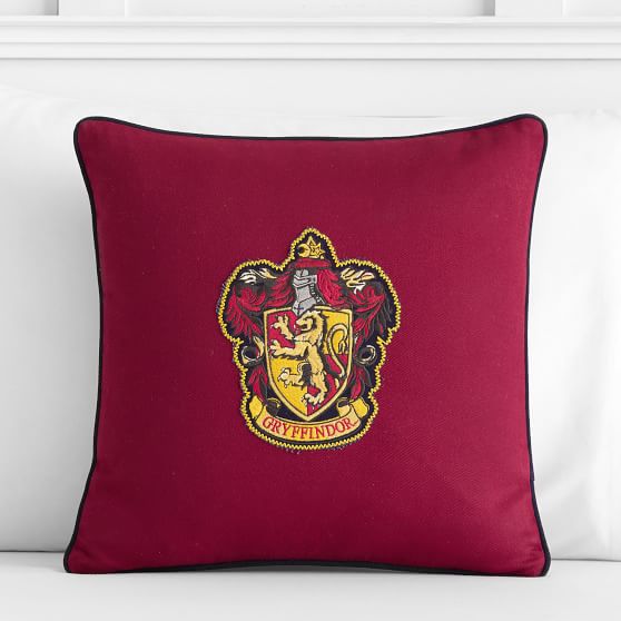 HARRY POTTER™ House Patch Gryffindor™ Boys Pillow | Pottery Barn Teen