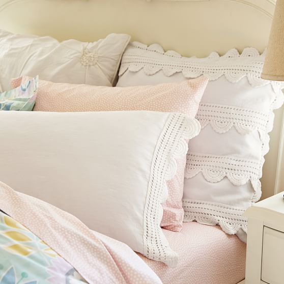 Crochet Shams | Pottery Barn Teen
