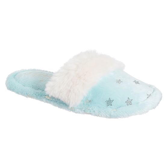 Plume Shimmer Star Teen Slippers | Pottery Barn Teen