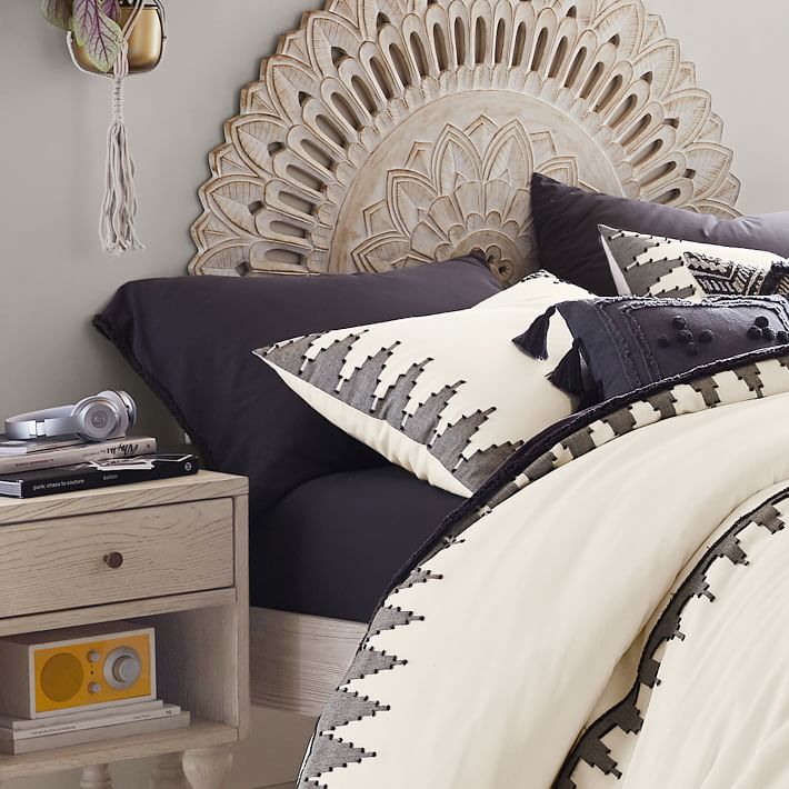 Ruched Trim Girls Sheets | Pottery Barn Teen