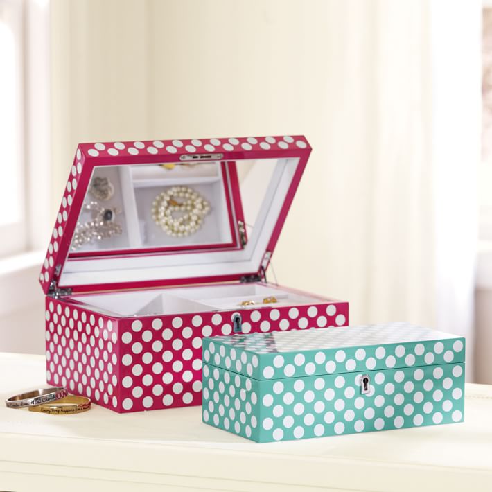 Perfectly Preppy Jewelry Boxes | Jewelry Storage | Pottery Barn Teen