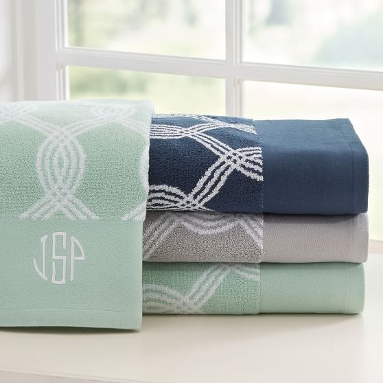 Infinity Stripe College Towel | Pottery Barn Teen