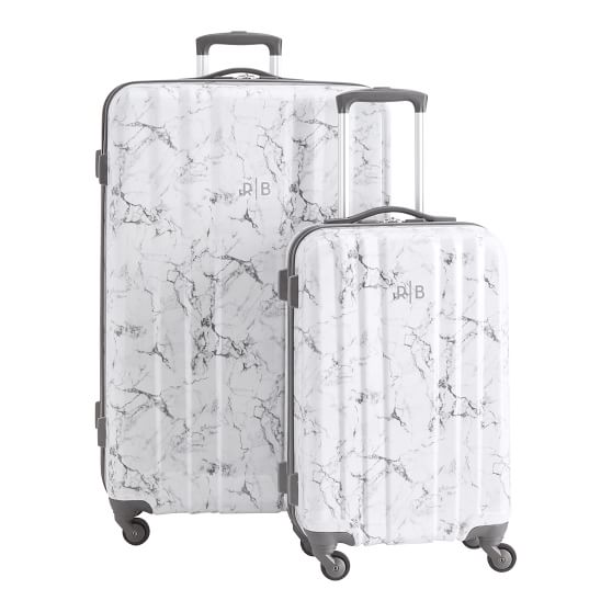 Channeled Hard-Sided Quarry 2-piece Spinner Luggage Set | Pottery Barn Teen