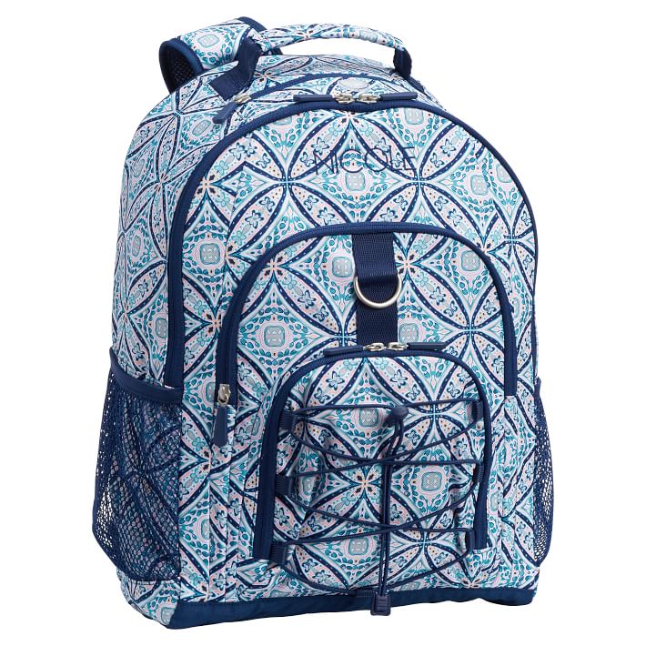 Navy Preppy Rings Teen Backpack | Pottery Barn Teen