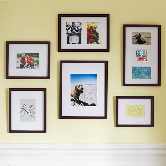 Espresso Gallery Frames | Photo Display | Pottery Barn Teen
