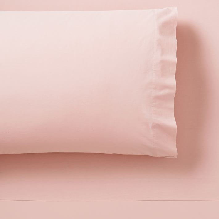 Crinkle Organic Cotton Percale Sheet Set | Pottery Barn Teen
