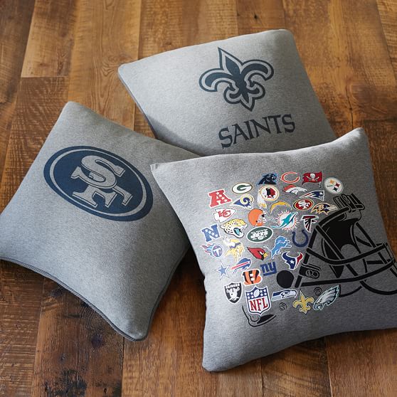 NFL Licensed Logo Boys Pillow | Pottery Barn Teen