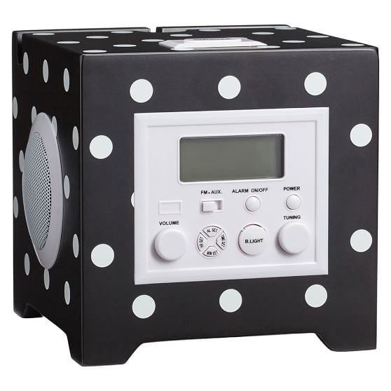 Cube Rockin Alarm Clock | Bedside Clock | Pottery Barn Teen