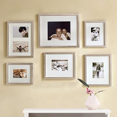 Champagne Gallery Frames - Set of 6 | Photo Display | Pottery Barn Teen
