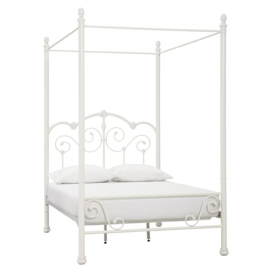 Amanda Iron Scroll Canopy Bed - Sale | Pottery Barn Teen