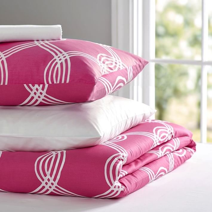 Infinity Stripe Deluxe Duvet Set | Dorm Bundle | Pottery Barn Teen