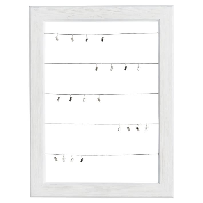 White Dry Erase Statement Cable Frame | Photo Display | Pottery Barn Teen