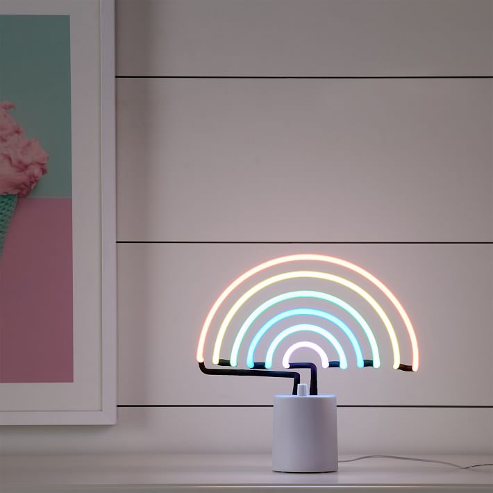 Sunnylife Neon Rainbow Table Light | Teen Lamp | Pottery Barn Teen