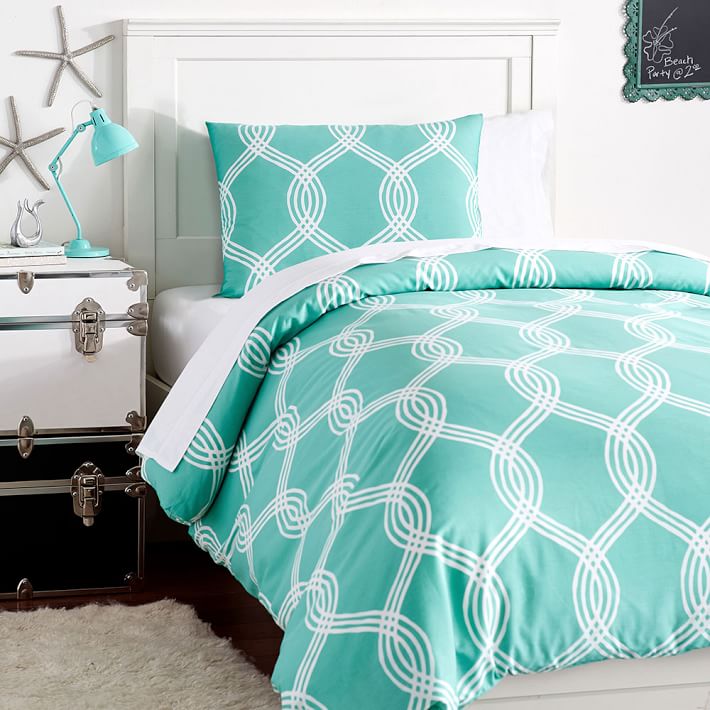 Infinity Stripe Deluxe Duvet Set | Dorm Bundle | Pottery Barn Teen