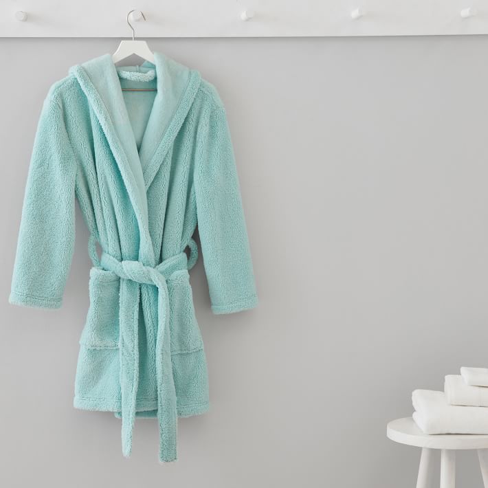 Classic Short Teen Robe with Hood | Pottery Barn Teen
