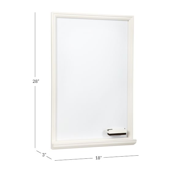 White Study Wall Board, Single | Wall Organizers | Pottery Barn Teen