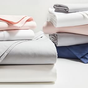 Super Soft Cotton Sateen Organic Twin XL Sheets | Pottery Barn Teen