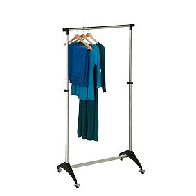 Adjustable Rolling Garment Rack | Pottery Barn Teen