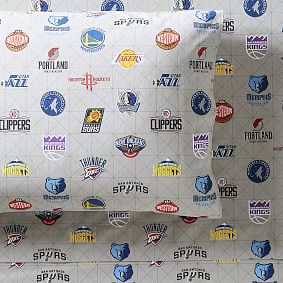 NBA Boy's Sheet Set - 2018 | Pottery Barn Teen