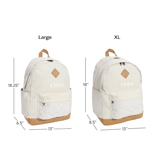 Northfield Solid Cream Crochet Backpack | Pottery Barn Teen