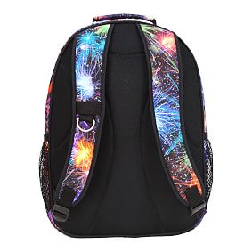 Gear-Up Fireworks Black Backpack | Pottery Barn Teen