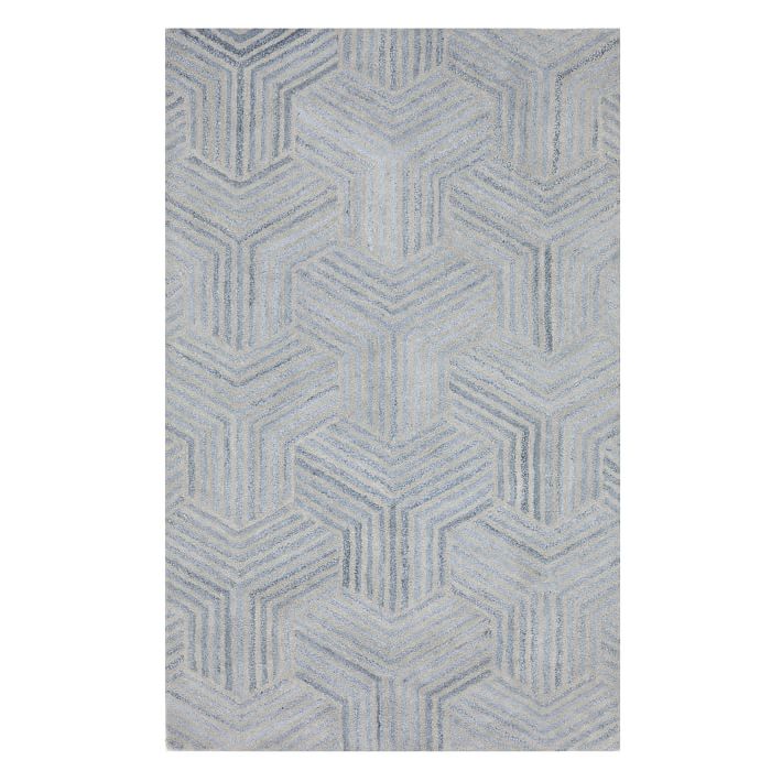 Interlock Performance Recycled Rug | Pottery Barn Teen