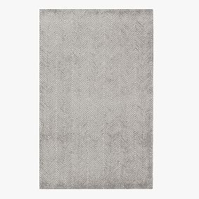 Herringbone Wool Rug | Pottery Barn Teen