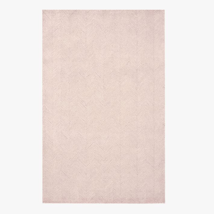 Herringbone Wool Rug | Pottery Barn Teen