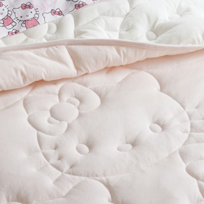 Hello Kitty® Reversible Jersey Quilt | Pottery Barn Teen
