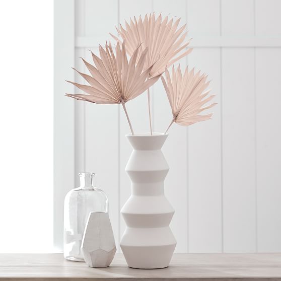 Dried Palm Leaf Bundle- Set of 3- Blush | Pottery Barn Teen