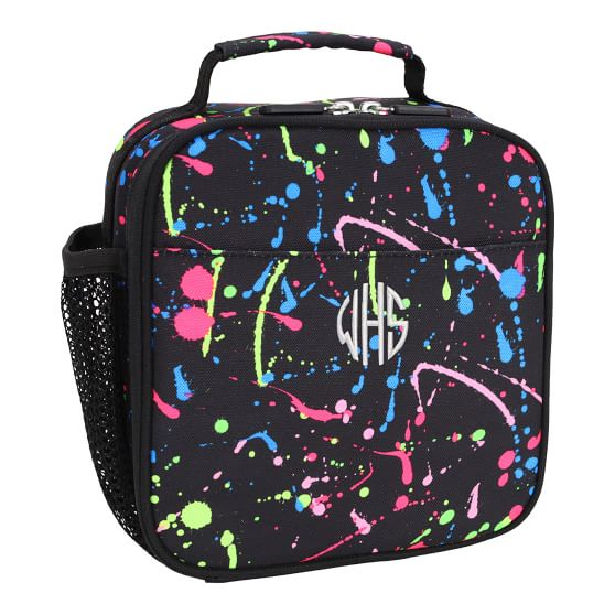Gear-Up Splatter Black Lunch Box | Pottery Barn Teen