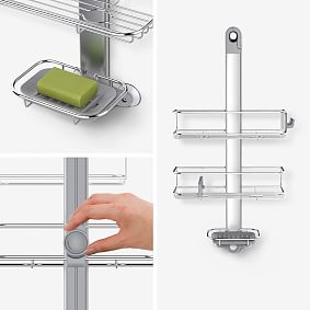 simplehuman Adjustable Shower Caddy | Pottery Barn Teen