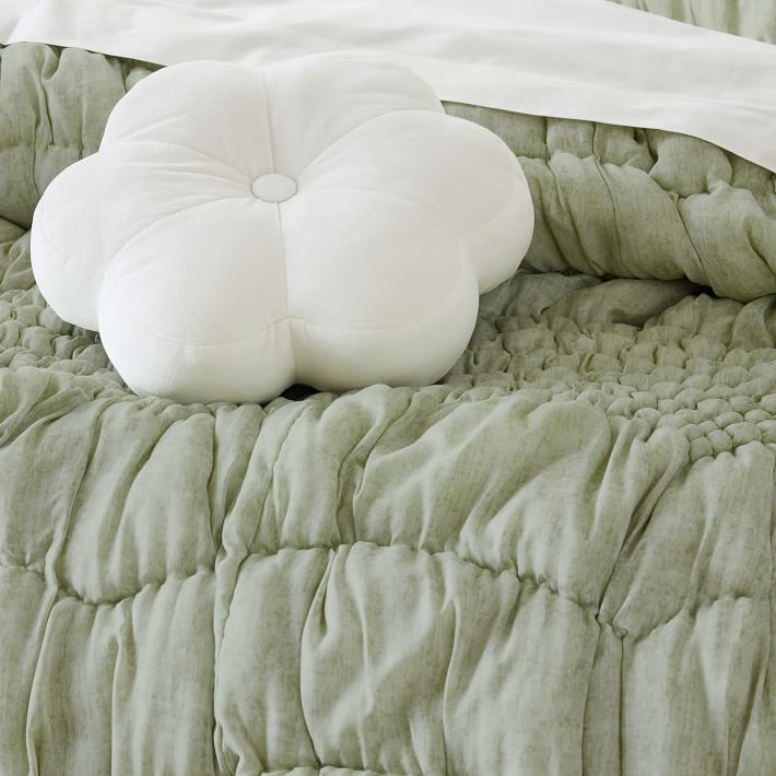 Open Box: Cream Puff Microfiber Quilt & Sham | Pottery Barn Teen