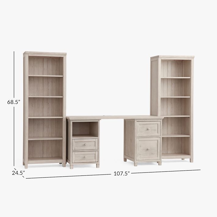 Beadboard Smart™ Storage Desk & Bookshelf Set | Pottery Barn Teen