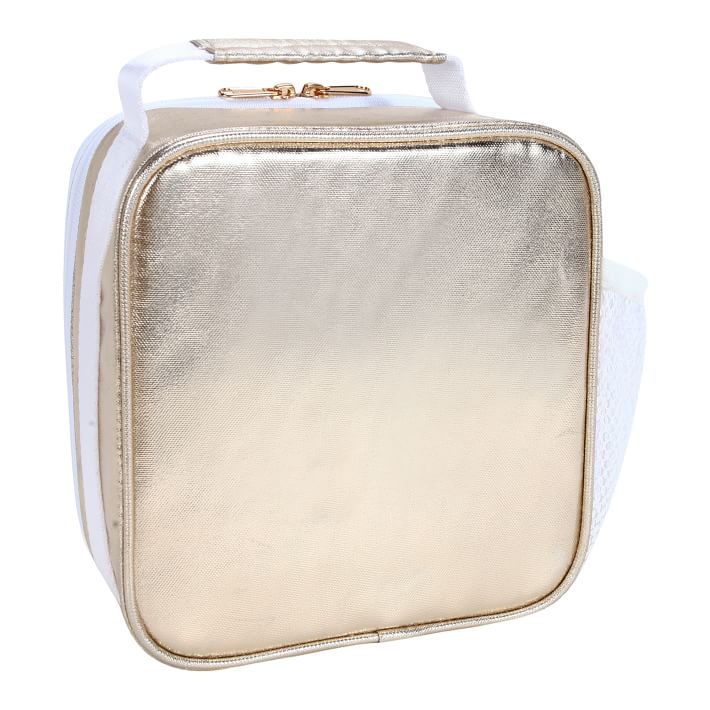 Gear-Up Solid Iridescent Gold Lunch Box | Pottery Barn Teen