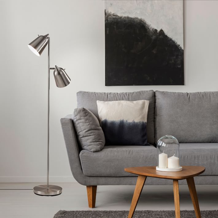 Dual Spotlight Floor Lamp | Pottery Barn Teen