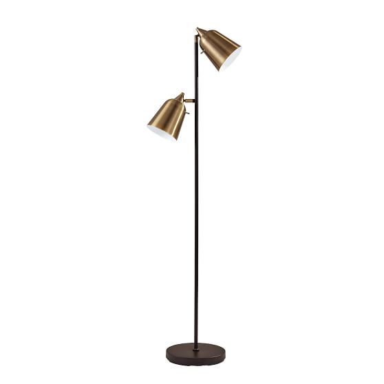 Dual Spotlight Floor Lamp | Pottery Barn Teen