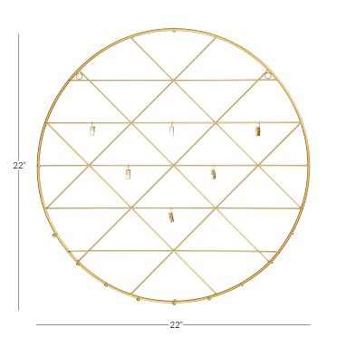 Round Metal Photo Grid | Pottery Barn Teen