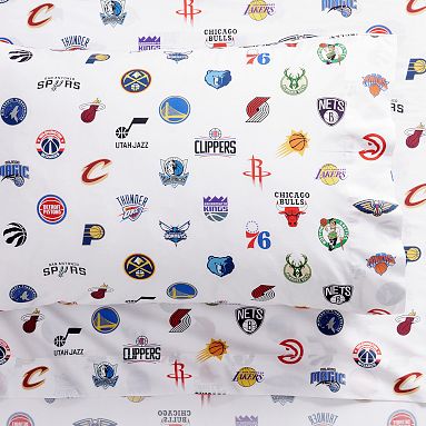 NBA All Teams Sheet Set | Pottery Barn Teen