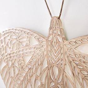 Wood Carved Butterfly | Pottery Barn Teen