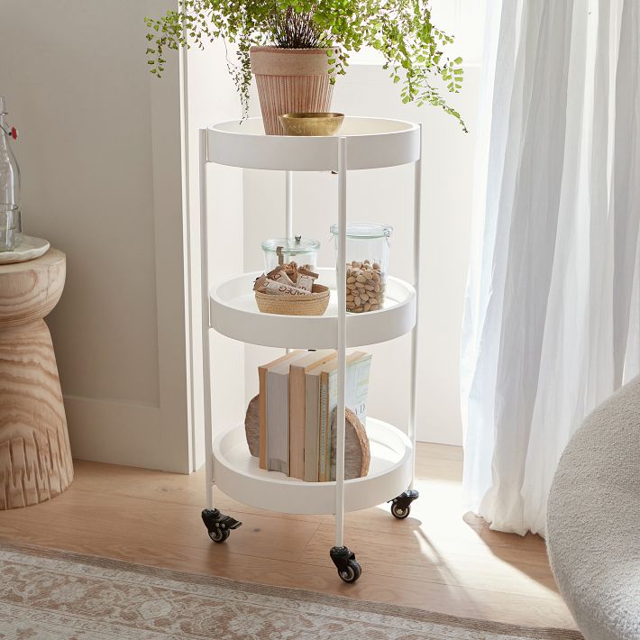 Round Storage Cart | Pottery Barn Teen